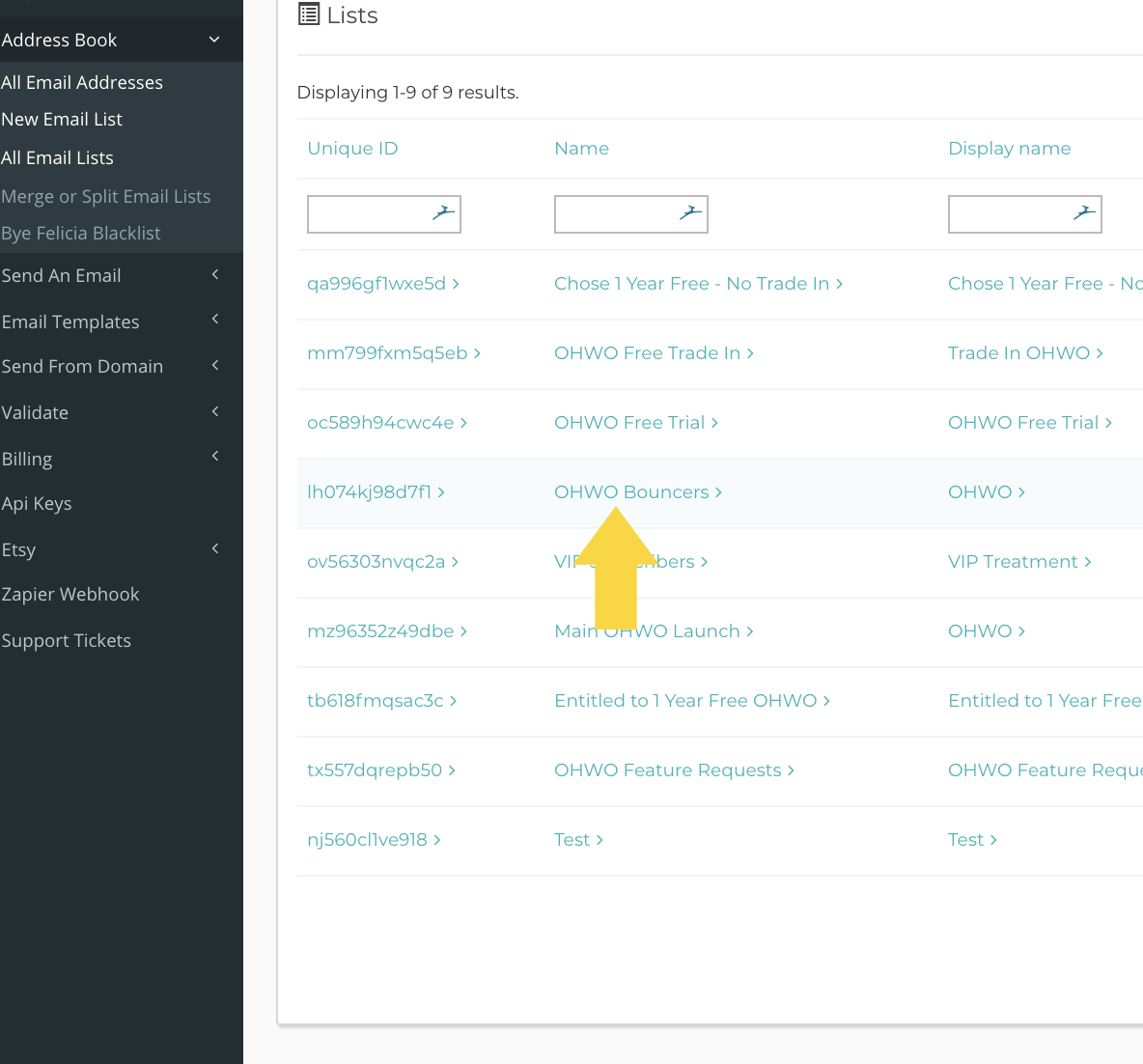 How to Export an Email List – OHWO